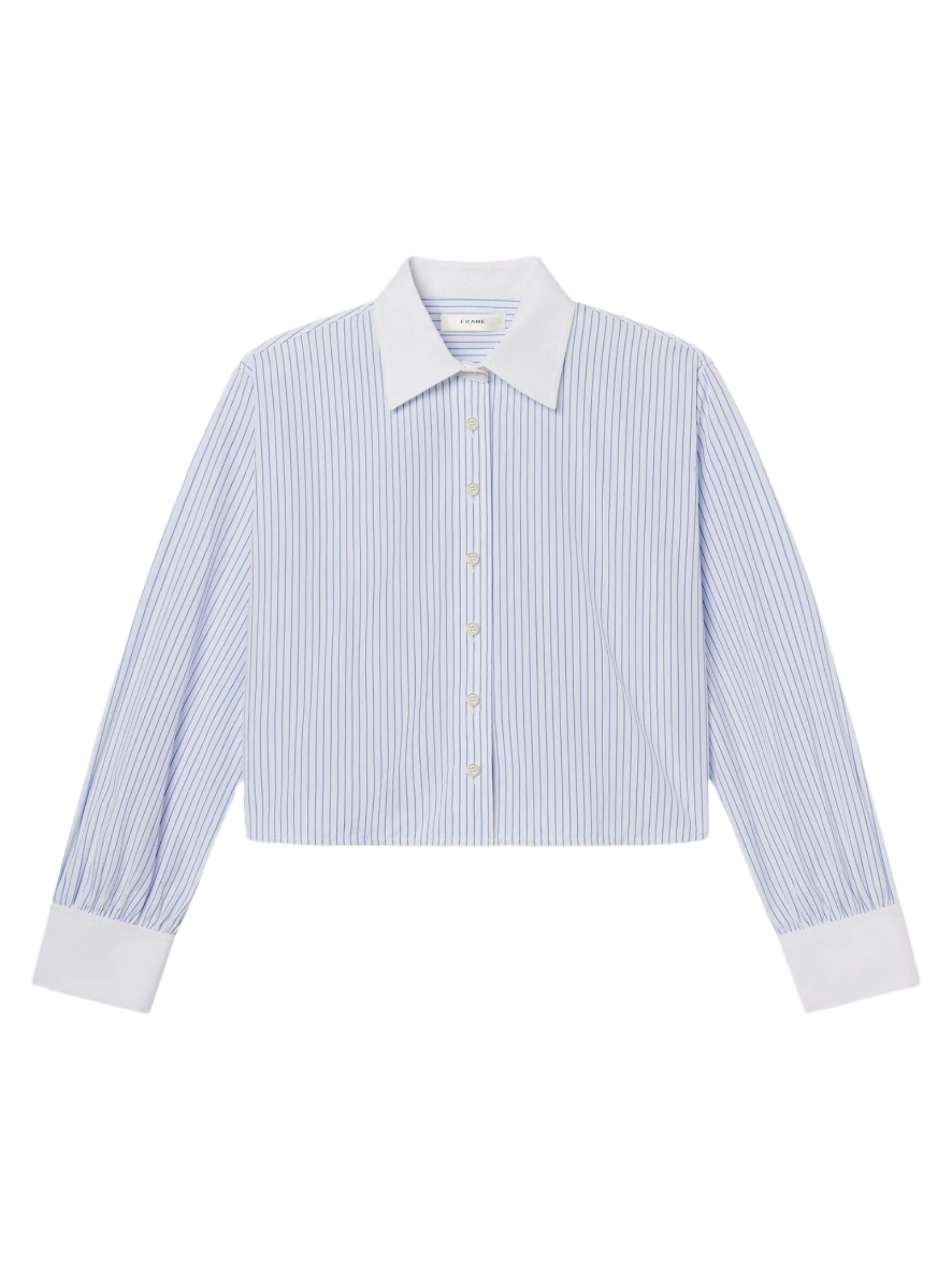 Frame Charles Shirt in Oxford Blue Multi – Leigh's of Breton Village